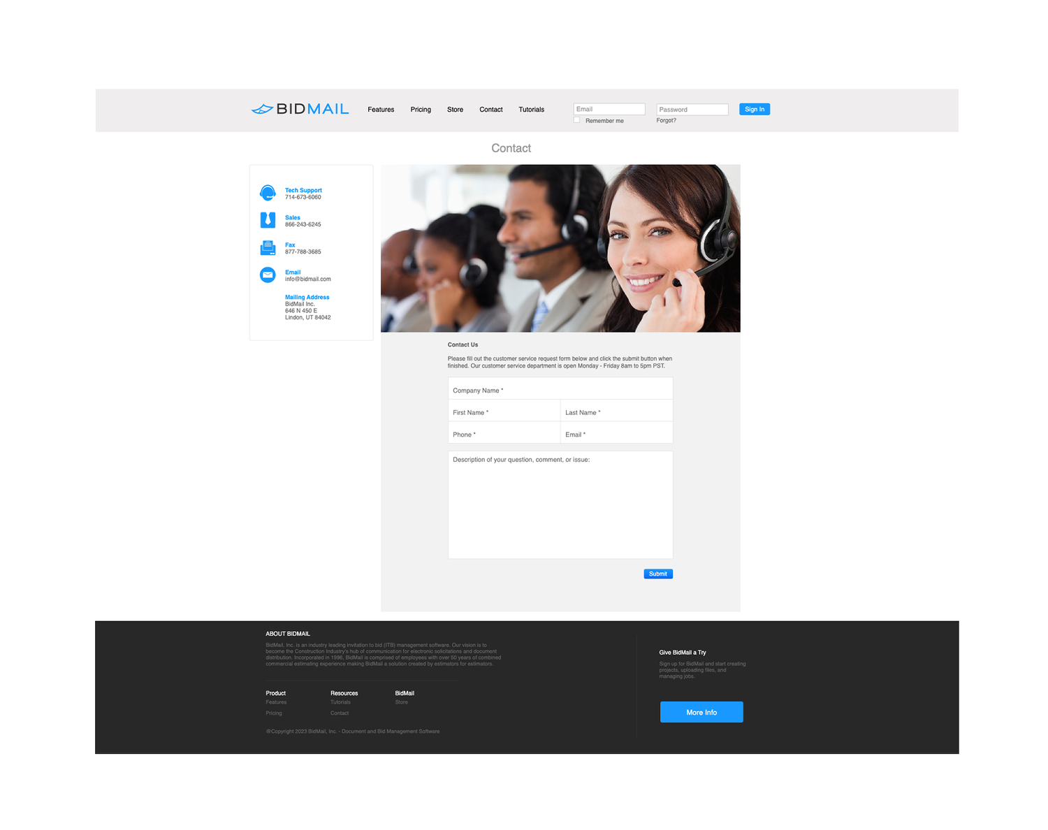 Bidmail - Bid Management Software Website — DesyneHaus