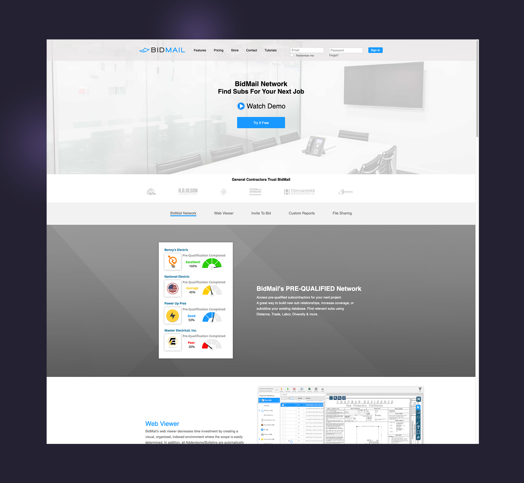 Bidmail - Bid Management Software Website — DesyneHaus