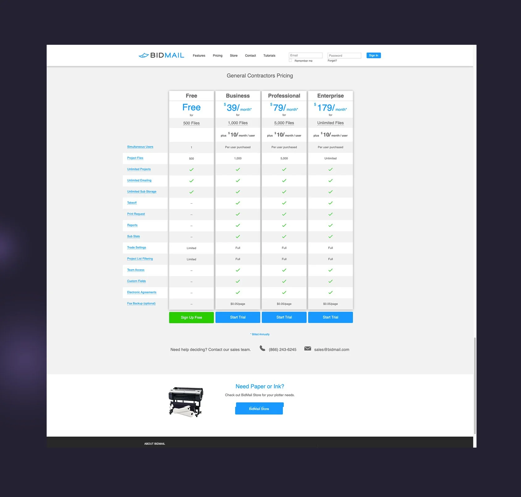 Bidmail - Bid Management Software Website — DesyneHaus
