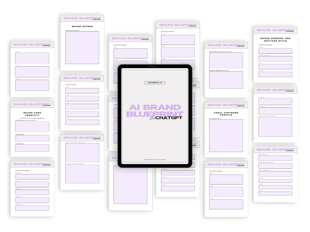 Brand Blueprint for ChatGPT | Enhance Your Brand — Authentic AI®
