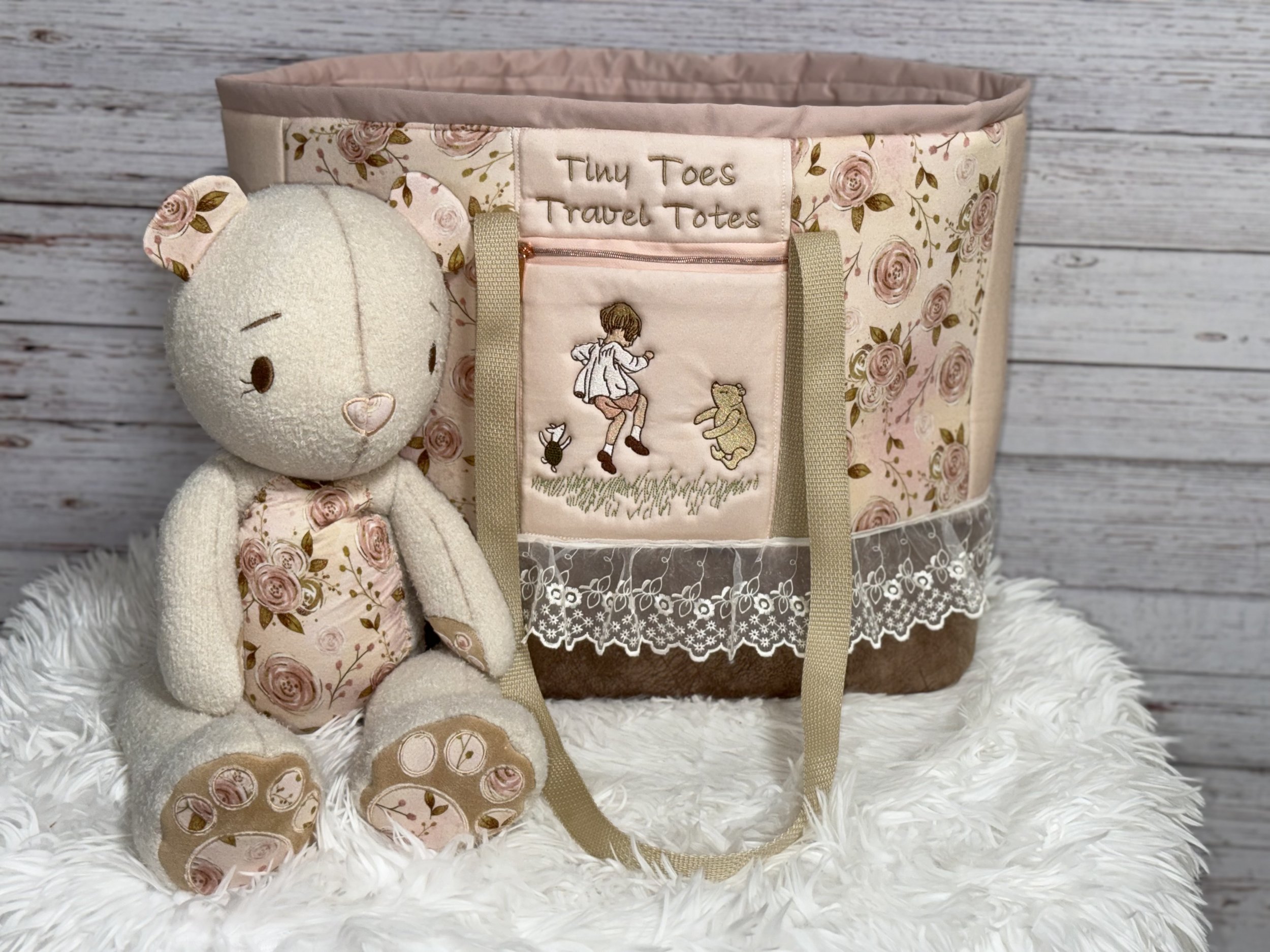 Pink Bows Tiny Toes Silicone Art Dolls