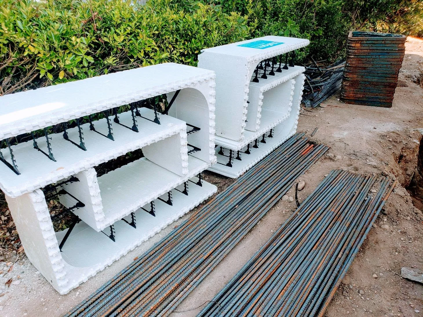 ICF Block Insulated concrete foam polysteel, green building material ...