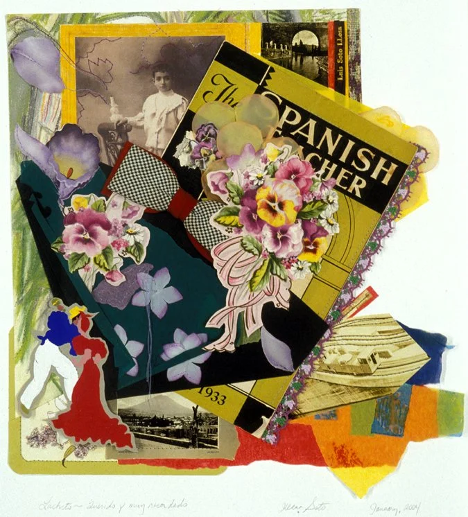 Textiles and Paper Collage — Ileana Soto