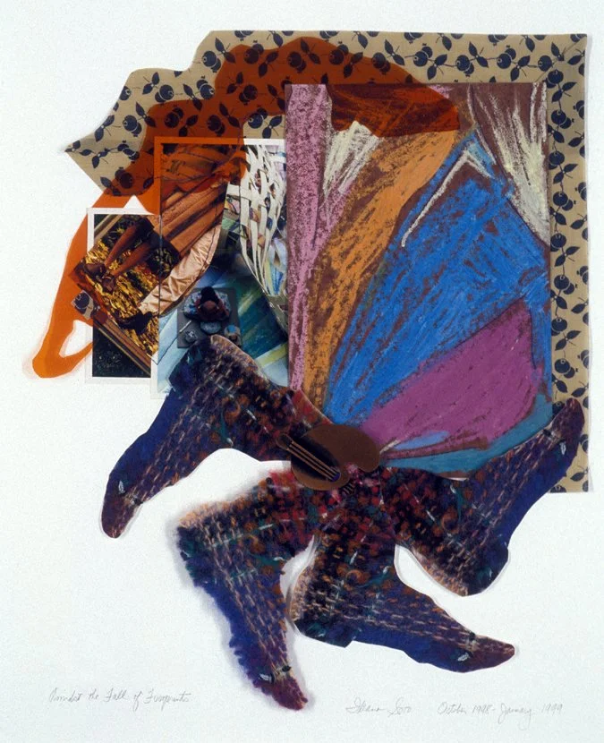 Textiles and Paper Collage — Ileana Soto