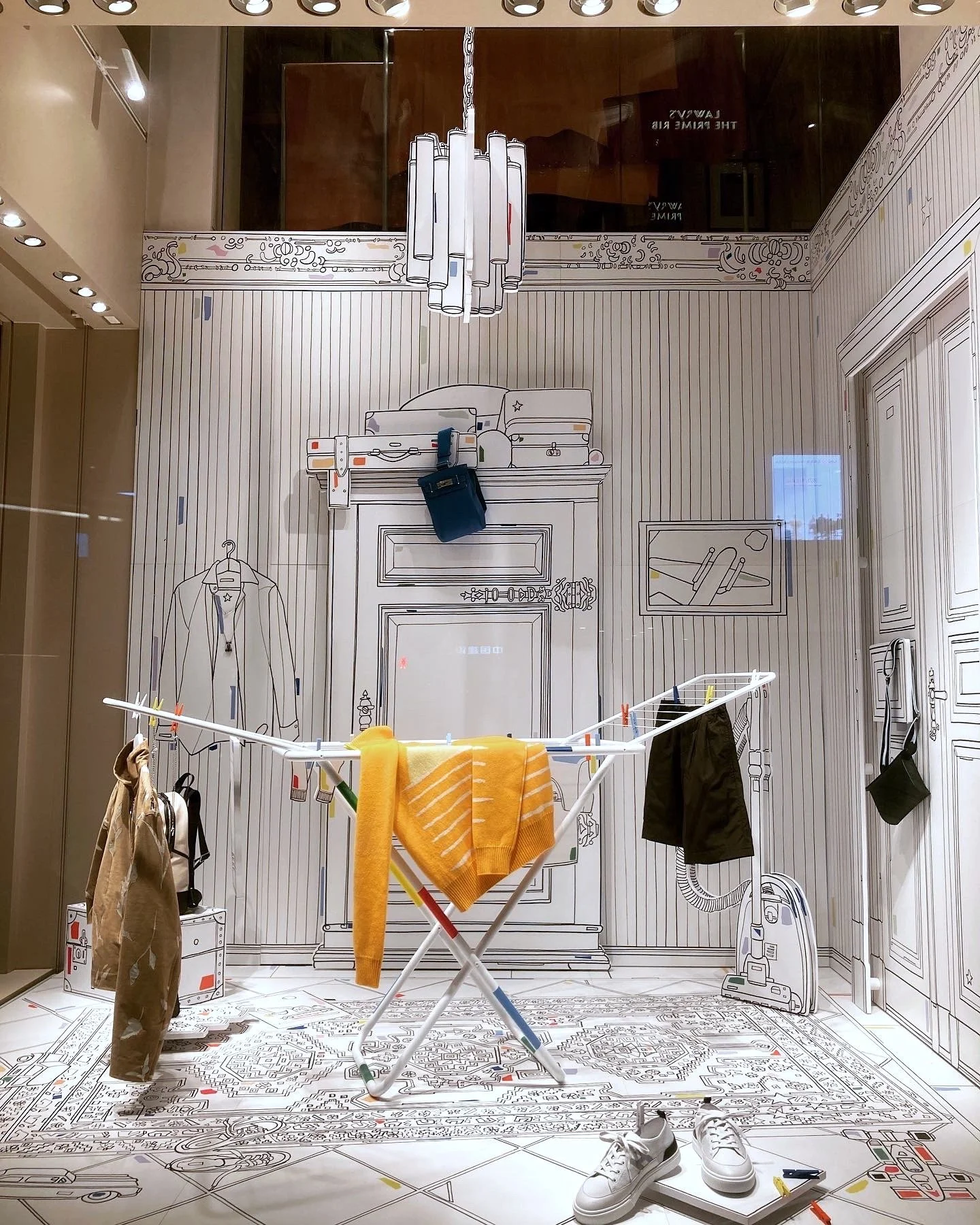 MARION EICHMANN — ARTIST-WINDOWS HERMÈS HONGKONG