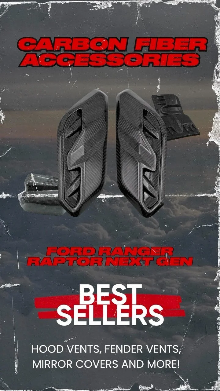 Indi Carbon - Ford Ranger Raptor Carbon Fiber Accessories