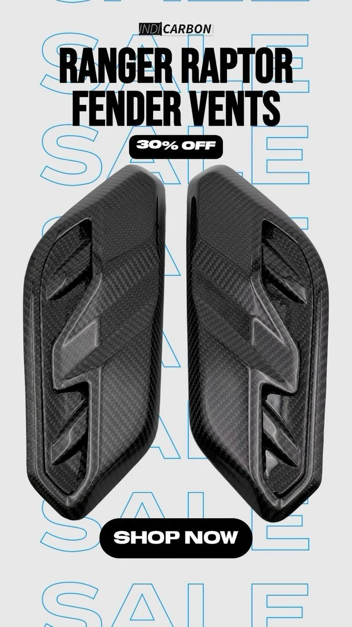 Indi Carbon - Ford Ranger Raptor Carbon Fiber Accessories