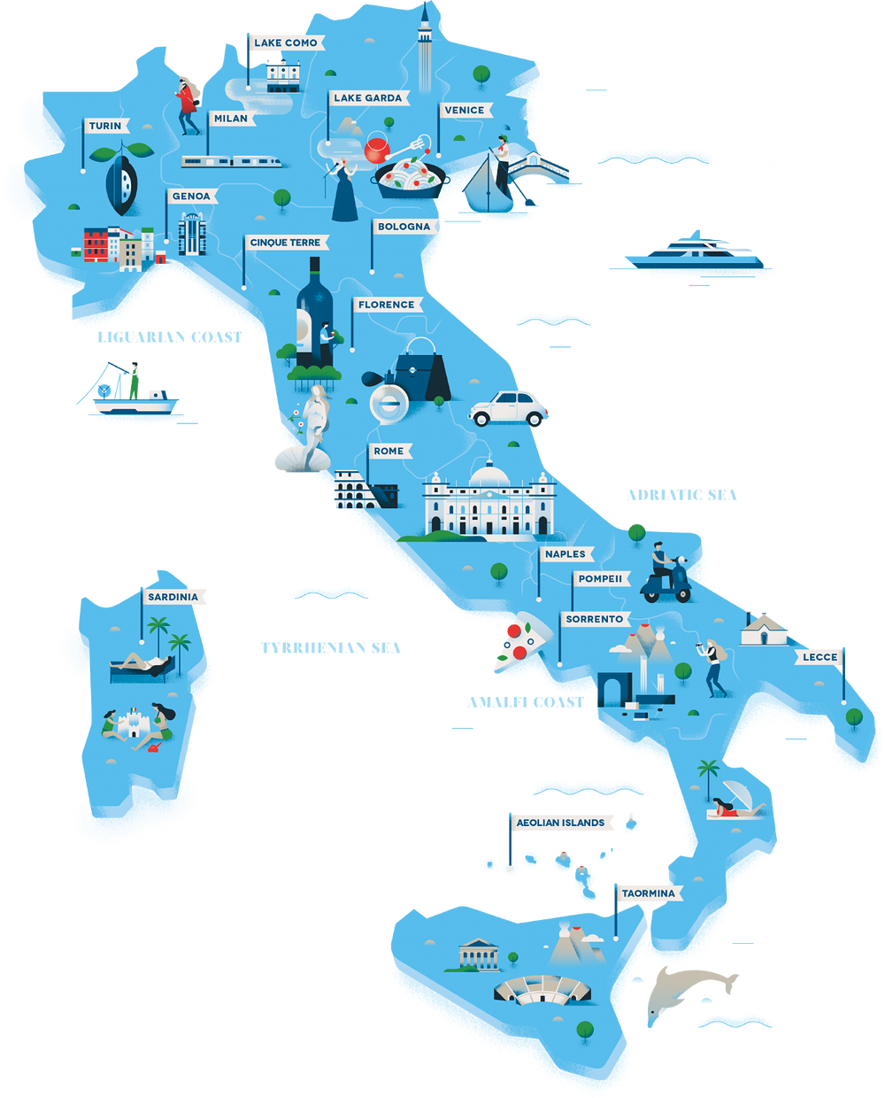 The Times : Italy — Elen Winata - Digital Illustrator | Visual ...