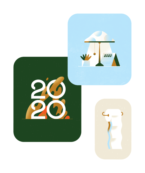 20 GIFs for 2020 — Elen Winata - Digital Illustrator | Visual ...