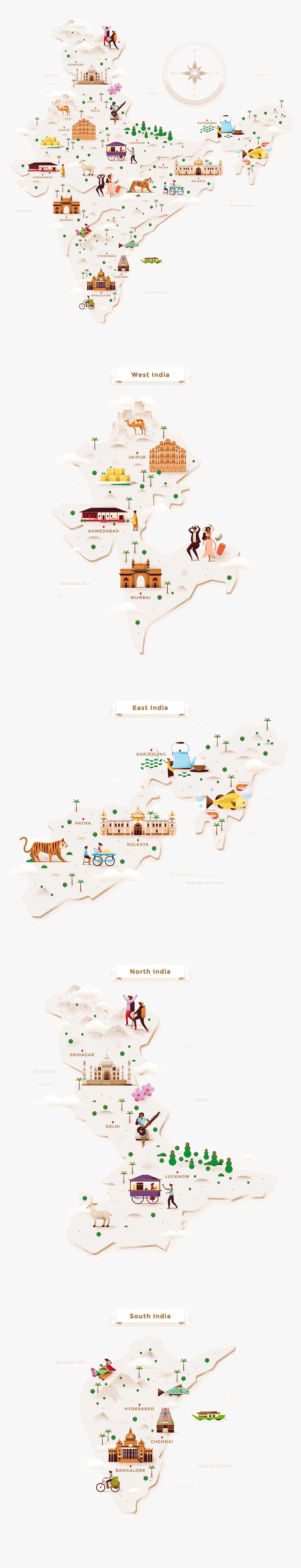 Deep Foods Indian Kitchen — Elen Winata - Digital Illustrator | Visual ...