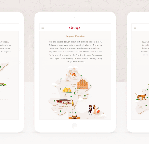 Deep Foods Indian Kitchen — Elen Winata - Digital Illustrator | Visual ...