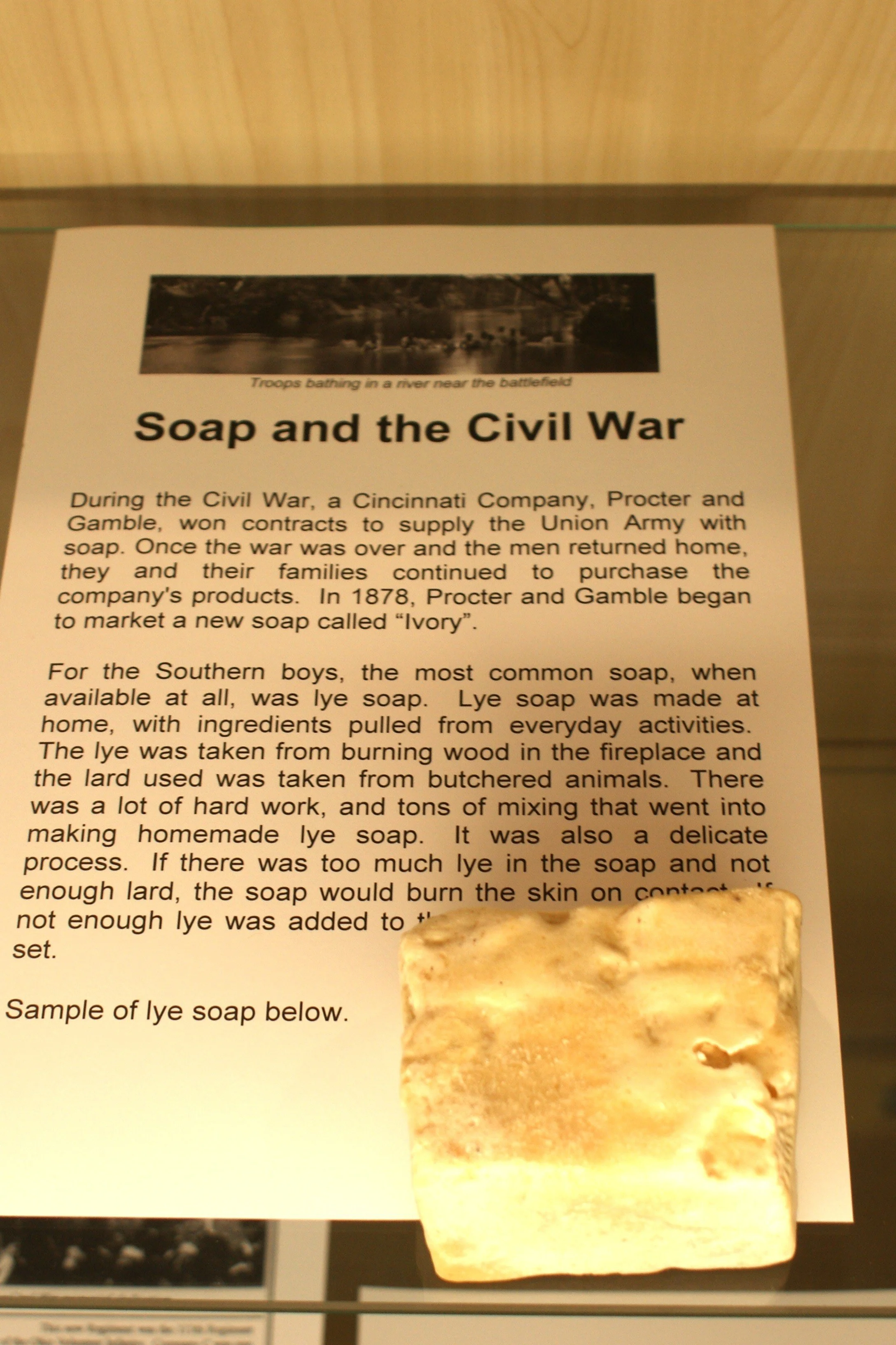 Civil War and Soap — Southwest Franklin County HIstorical Society