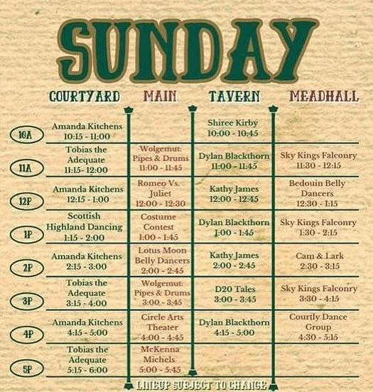 New Braunfels Rennaisance Faire