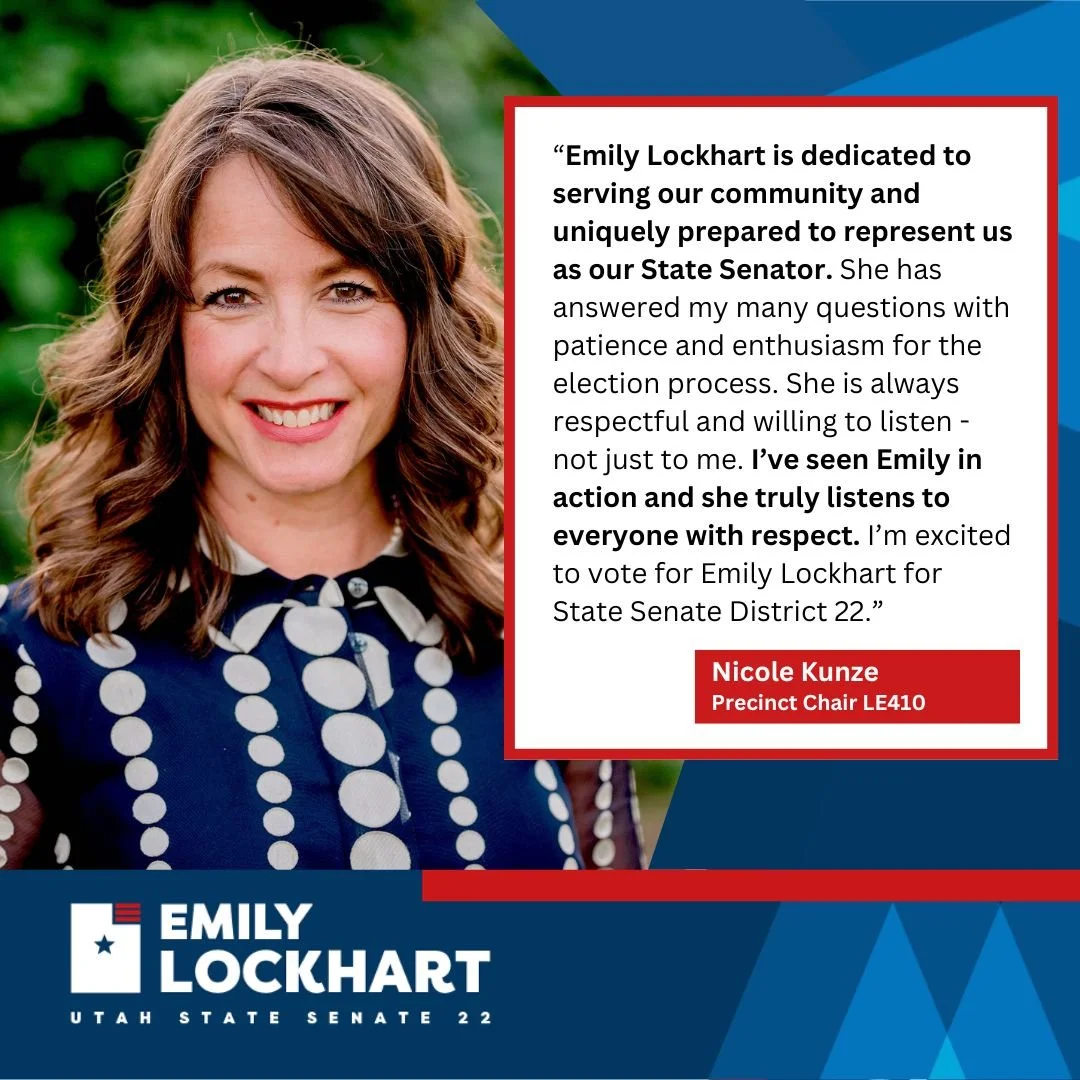 Endorsements — Lockhart For Utah