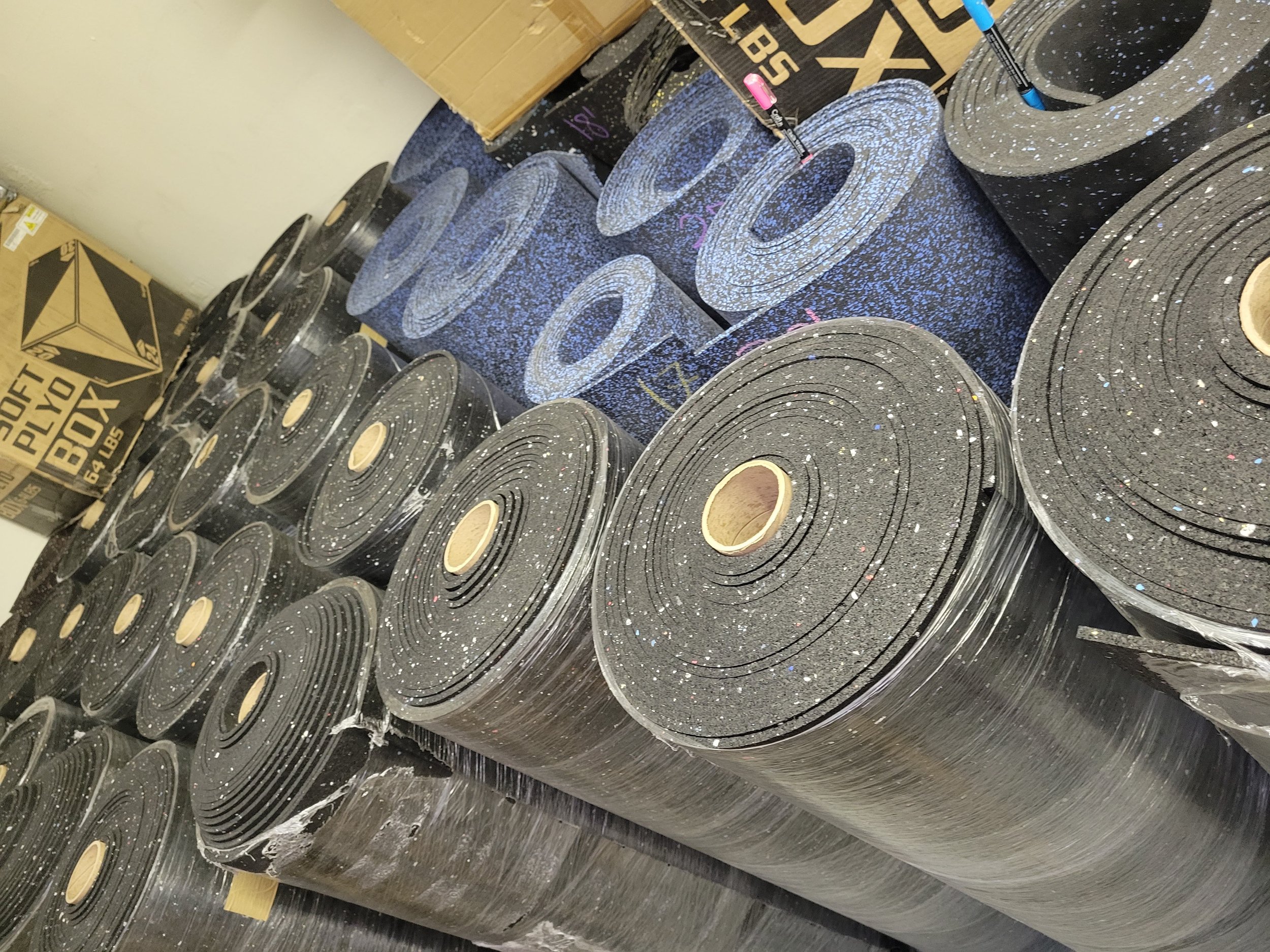 Gym mirror studio mirror — Rubber Flooring USA