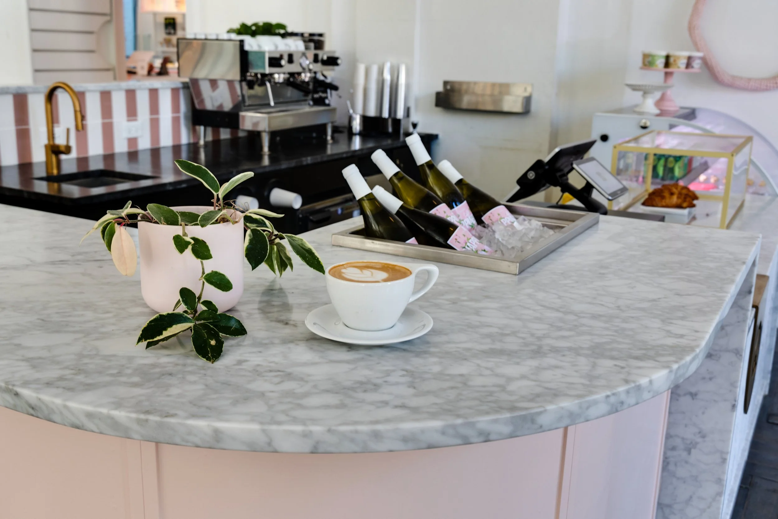 Quirk Hotel Coffee Bar — Campfire & Co. | Branding and Interior Design ...