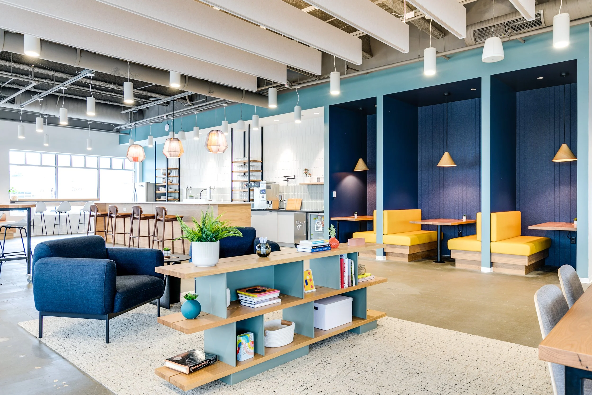 Office Snapshots features Gather’s Coworking Interior Design — Campfire ...