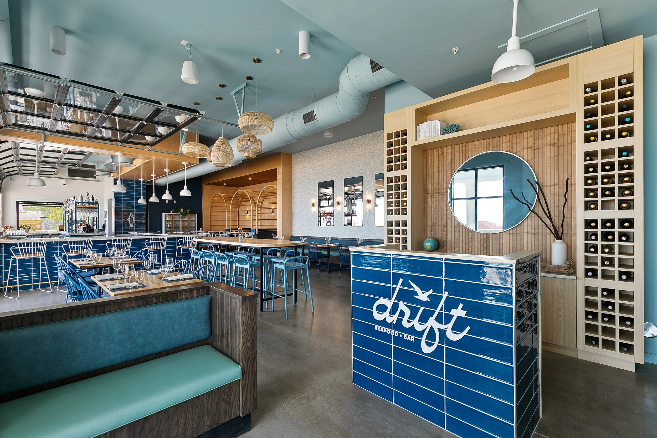 Drift Seafood + Bar — Campfire & Co. | Branding and Interior Design ...