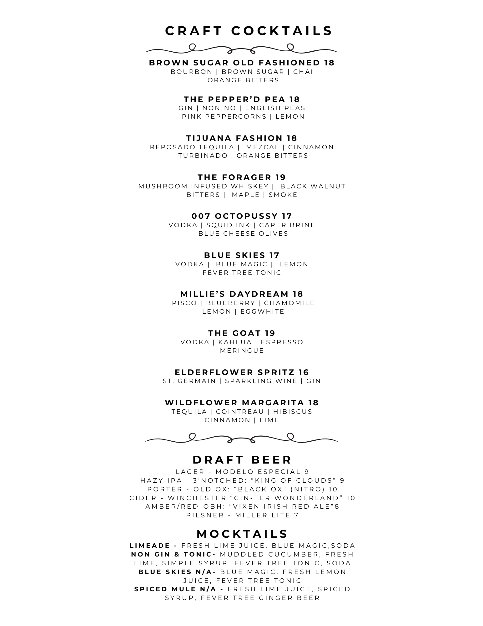 Craft Cocktails — The Maple Room