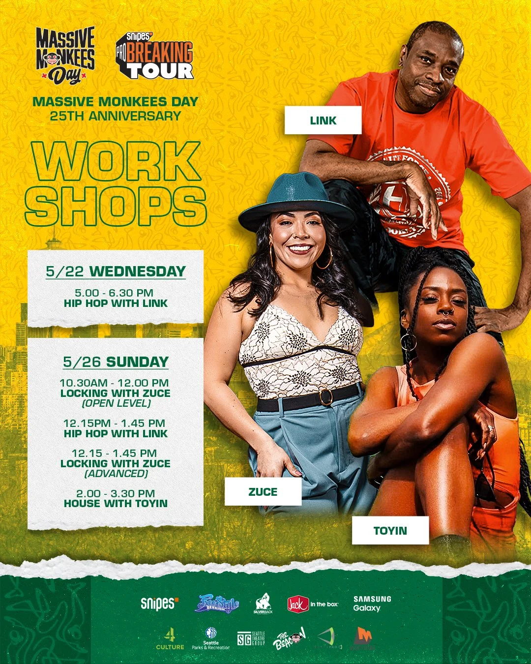 Events at The Beacon Studio — Massive Monkees