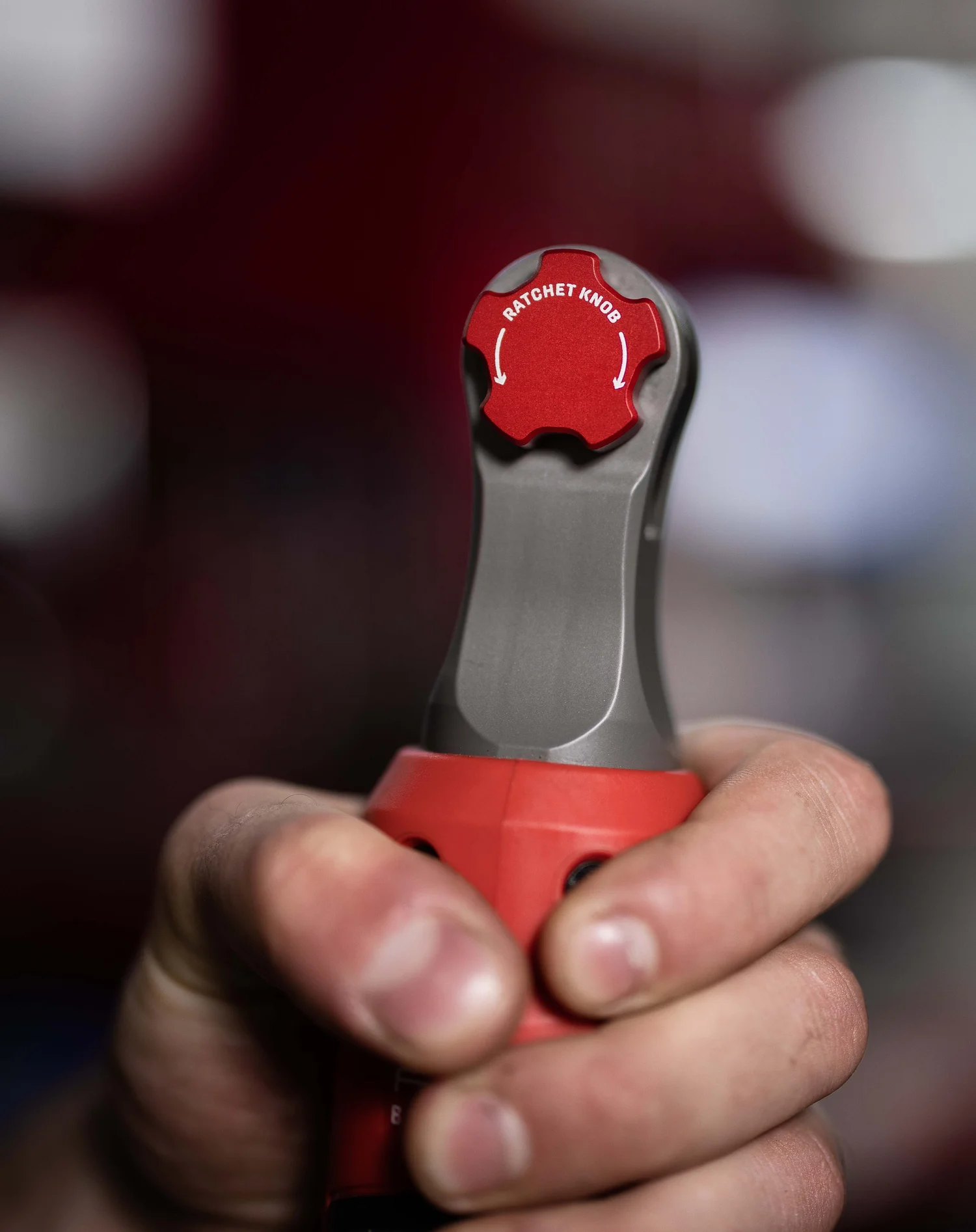 Ratchet Knob™ | One Finger Reversible Ratchet Adapter