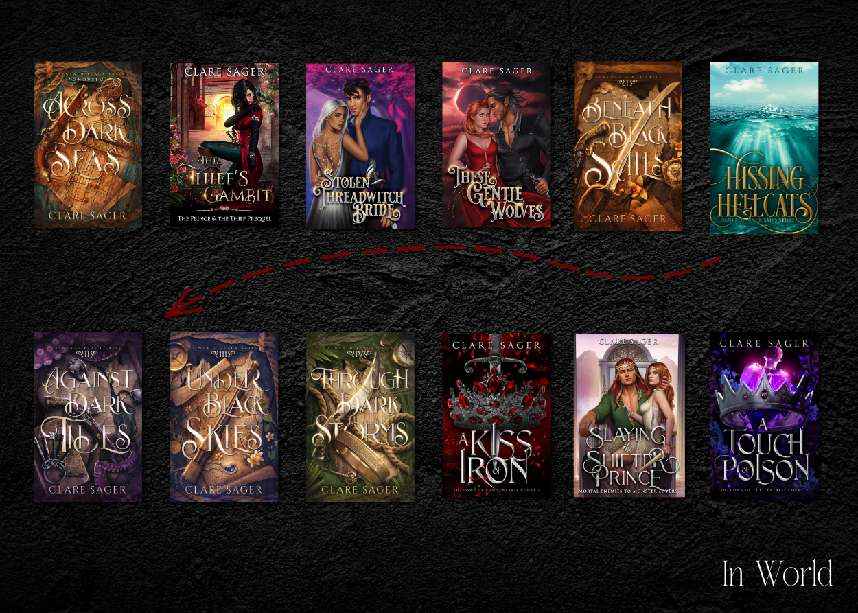 Sabreverse Reading Order — Clare Sager – Romantic Fantasy Author