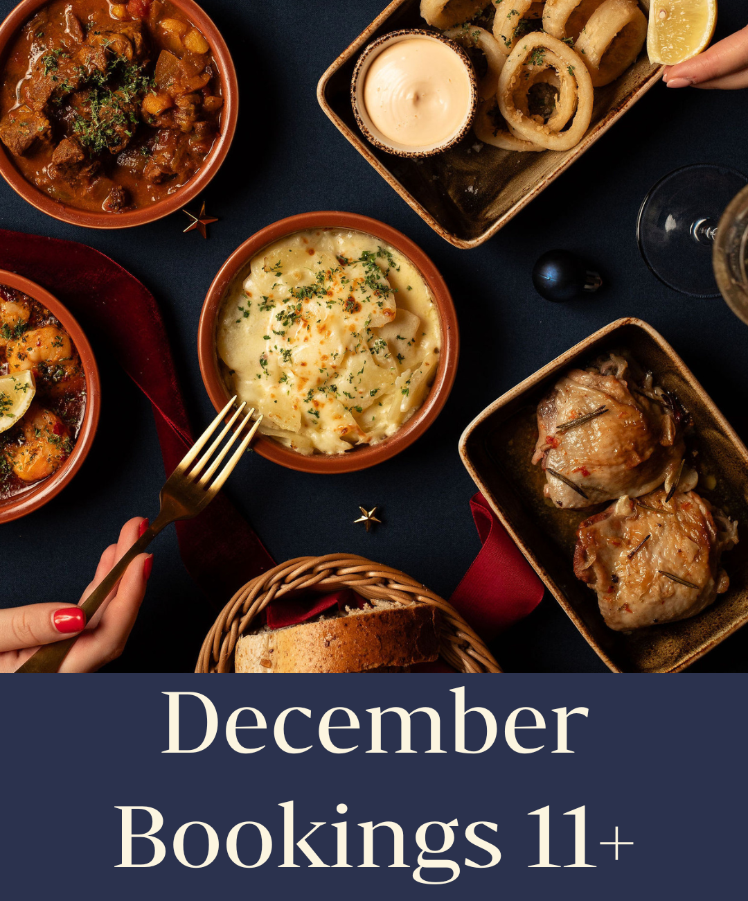 Book Christmas — Cafe Andaluz