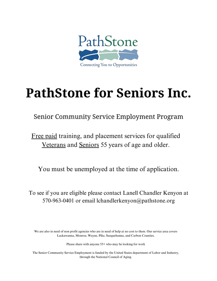 Pathstone - PA CareerLink® Lackawanna County