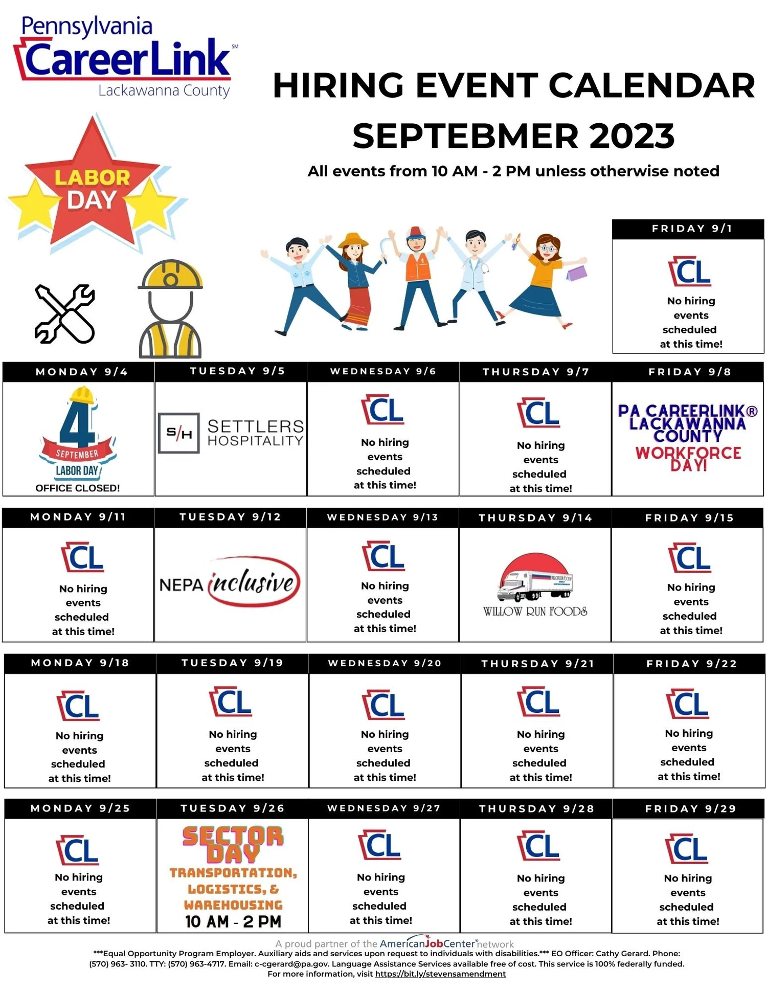 Recruitment Events Calendar - PA CareerLink® Lackawanna County