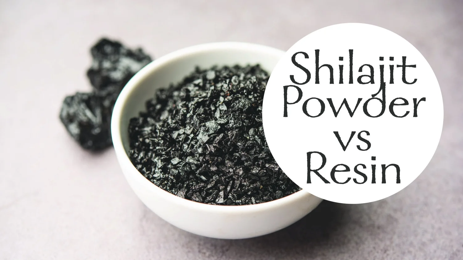 Shilajit Powder vs Resin - 🌲 Junkless Nutrition 🌲