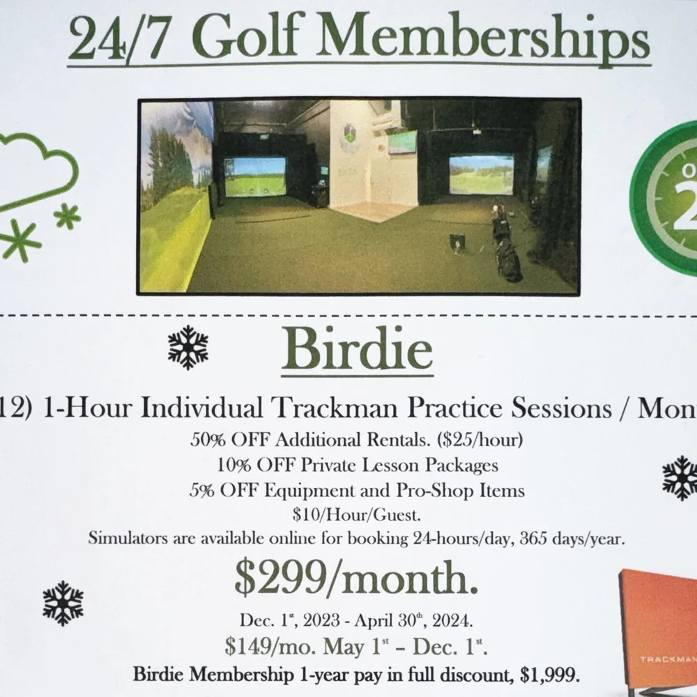 24/7 Golf Academy | Lessons, Simulator Rentals, Memberships