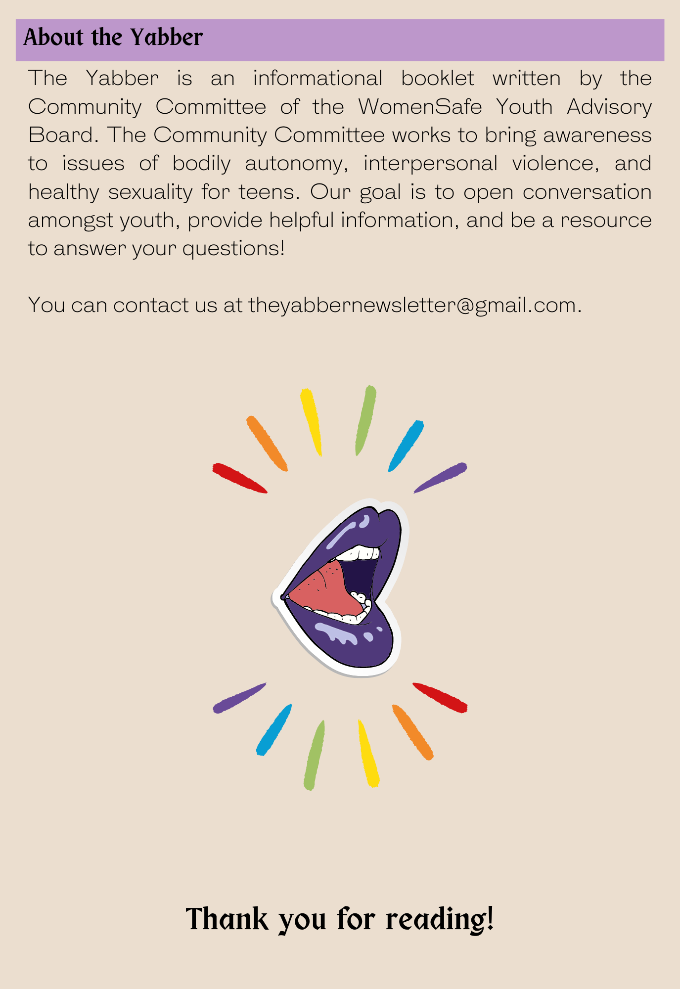 The Yabber Second Edition - Education & Resources Surrounding the ...