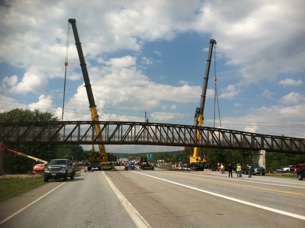 NH RT-9 Keene Pedestrian Bridge — American Steel Fabricators, LLC