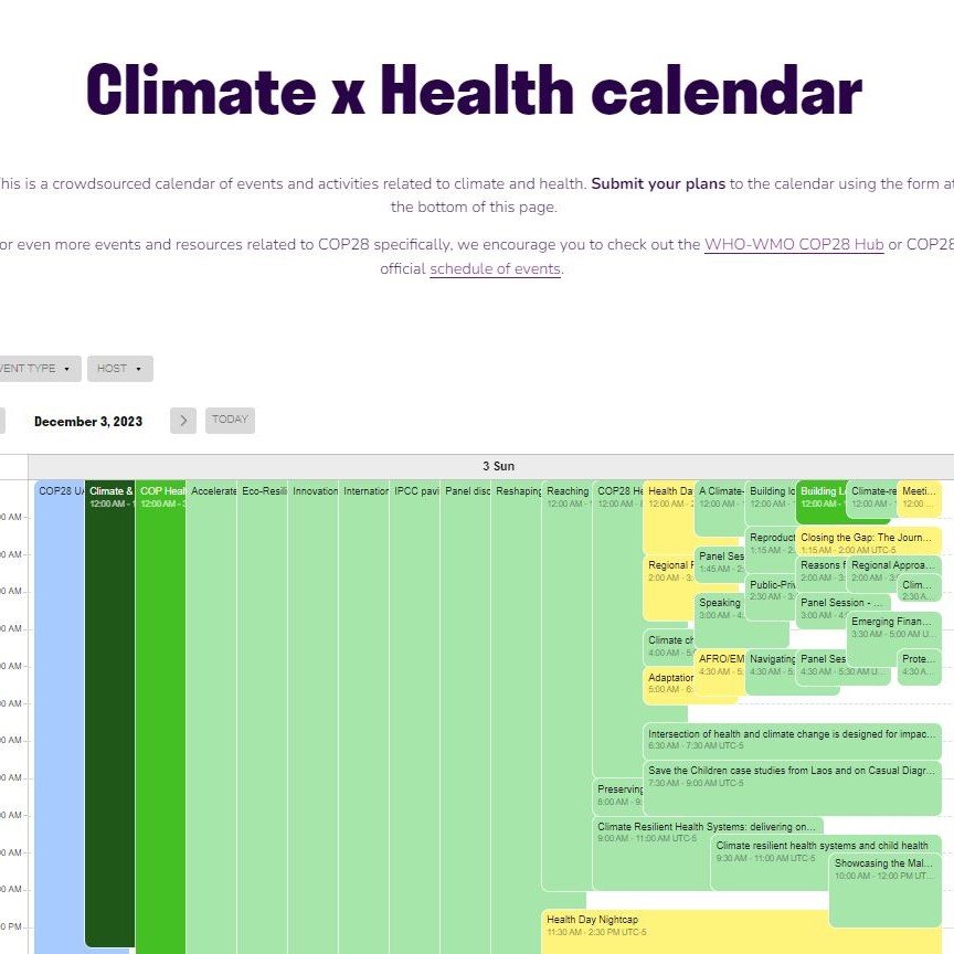 Climate x Health