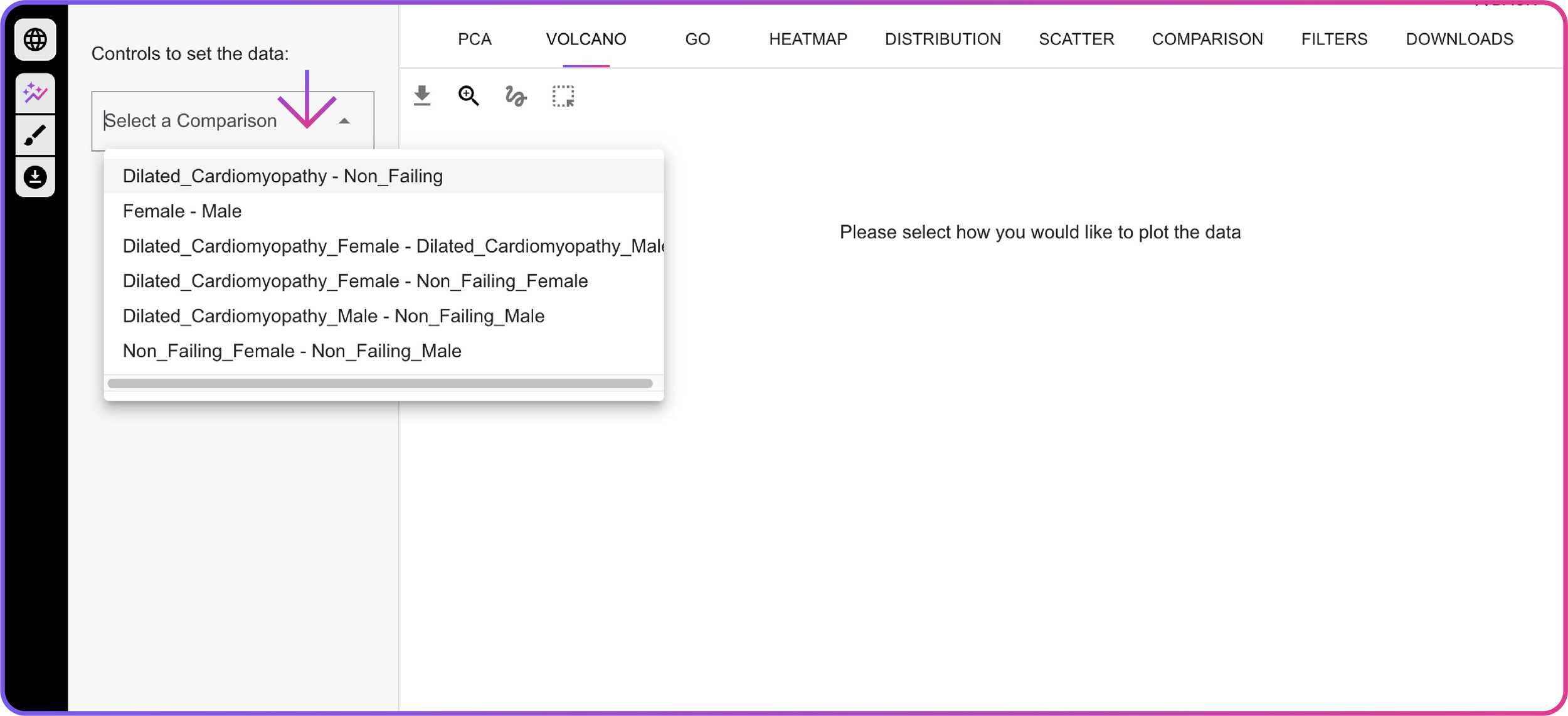 RNA-Seq Volcano Plot Visualization — RNA Seq Analysis with Trovomics