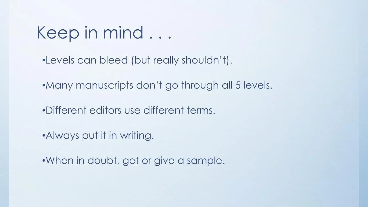 What Kind of Edit Do I Need? The 5 Levels of Editing — Colfax Wordsmiths