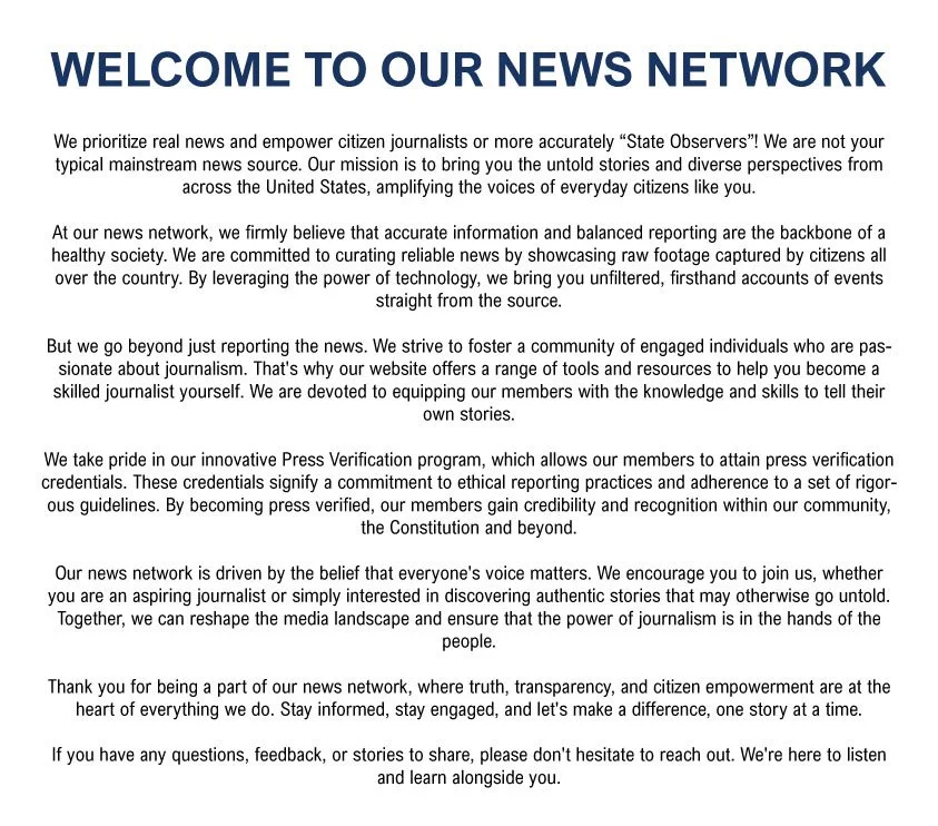 About — State Observer Network