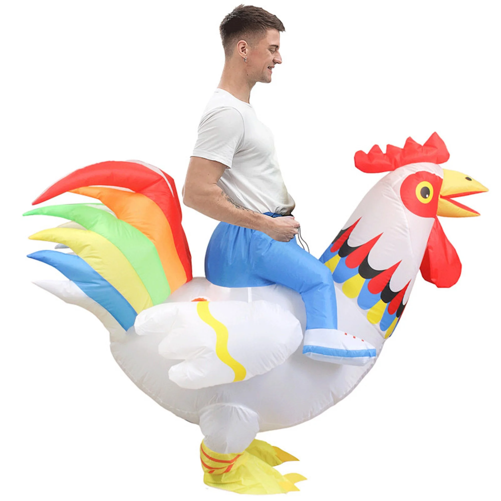 Inflatable Adult Ride-On Duck Costume by Party Hoot: Quirky and Fun ...