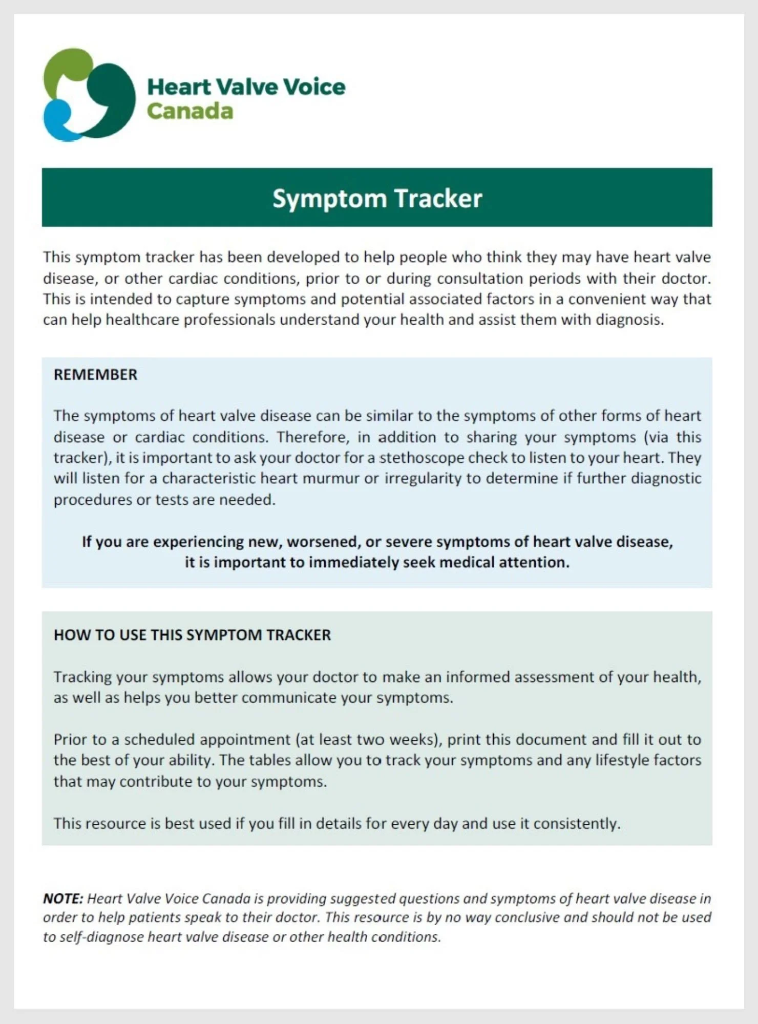 Research & Reports — Heart Valve Voice Canada