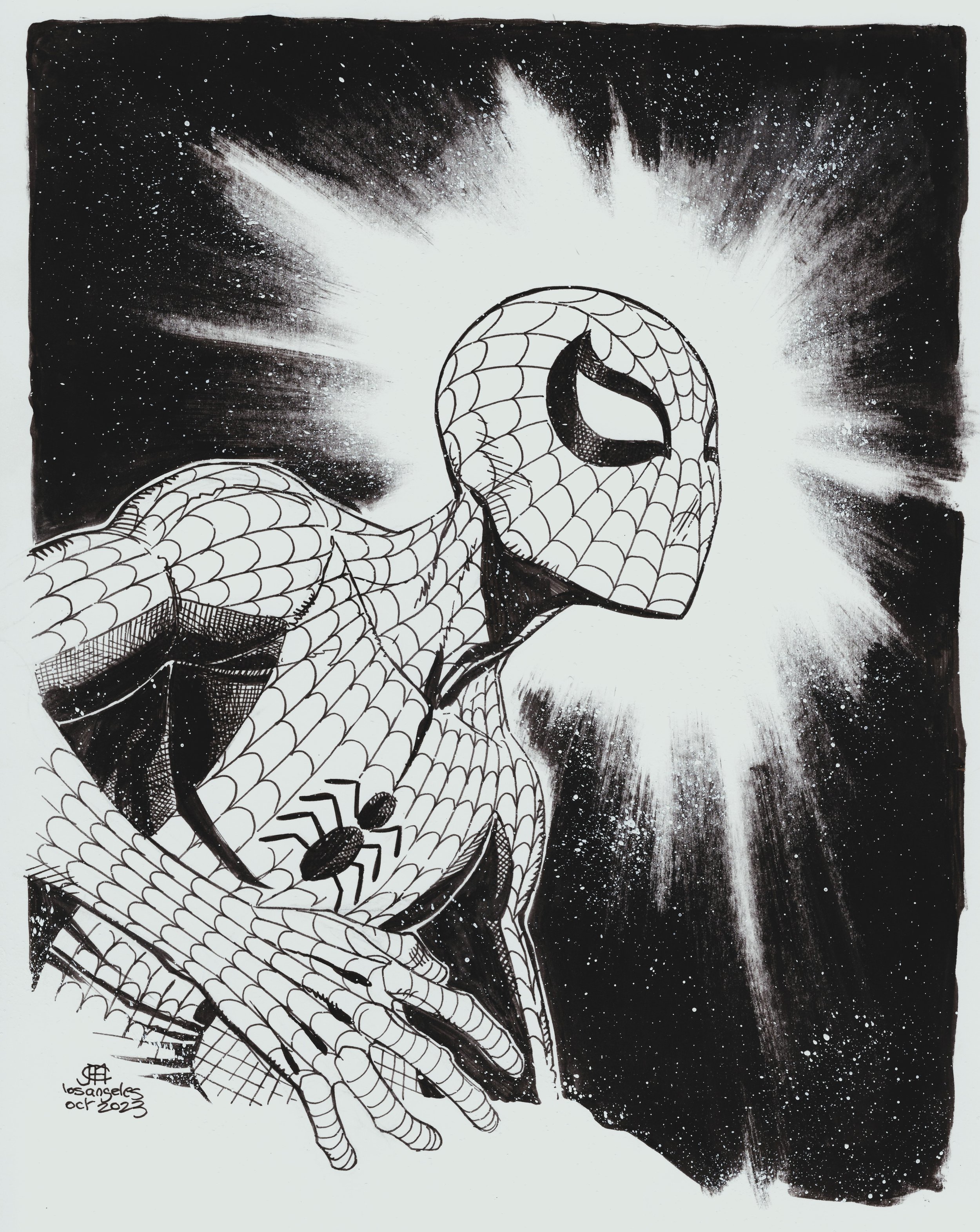 Spiderman torso by Jim Cheung 1 — DAC