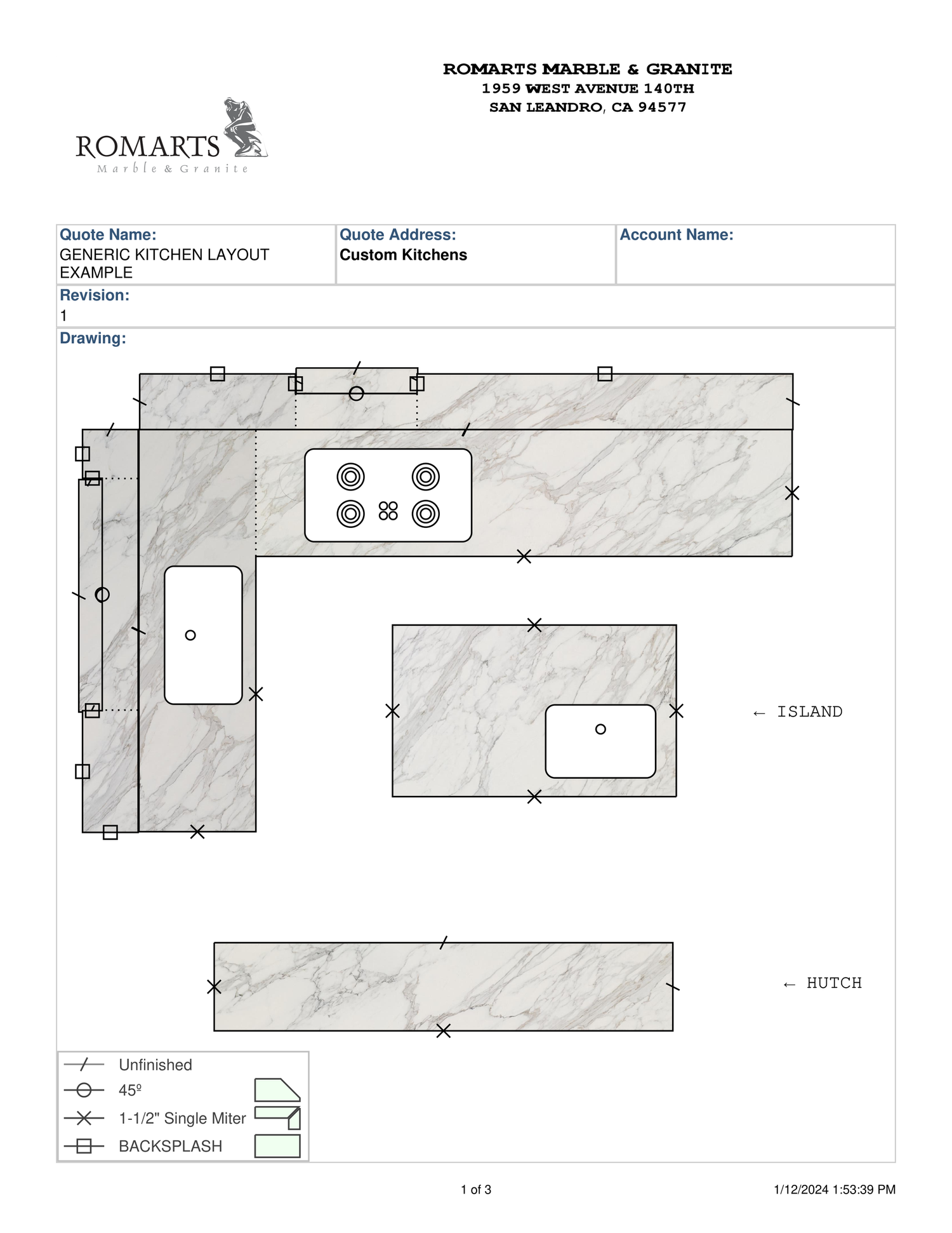 Virtual Layout | Visualize Your Project — Romarts Marble & Granite
