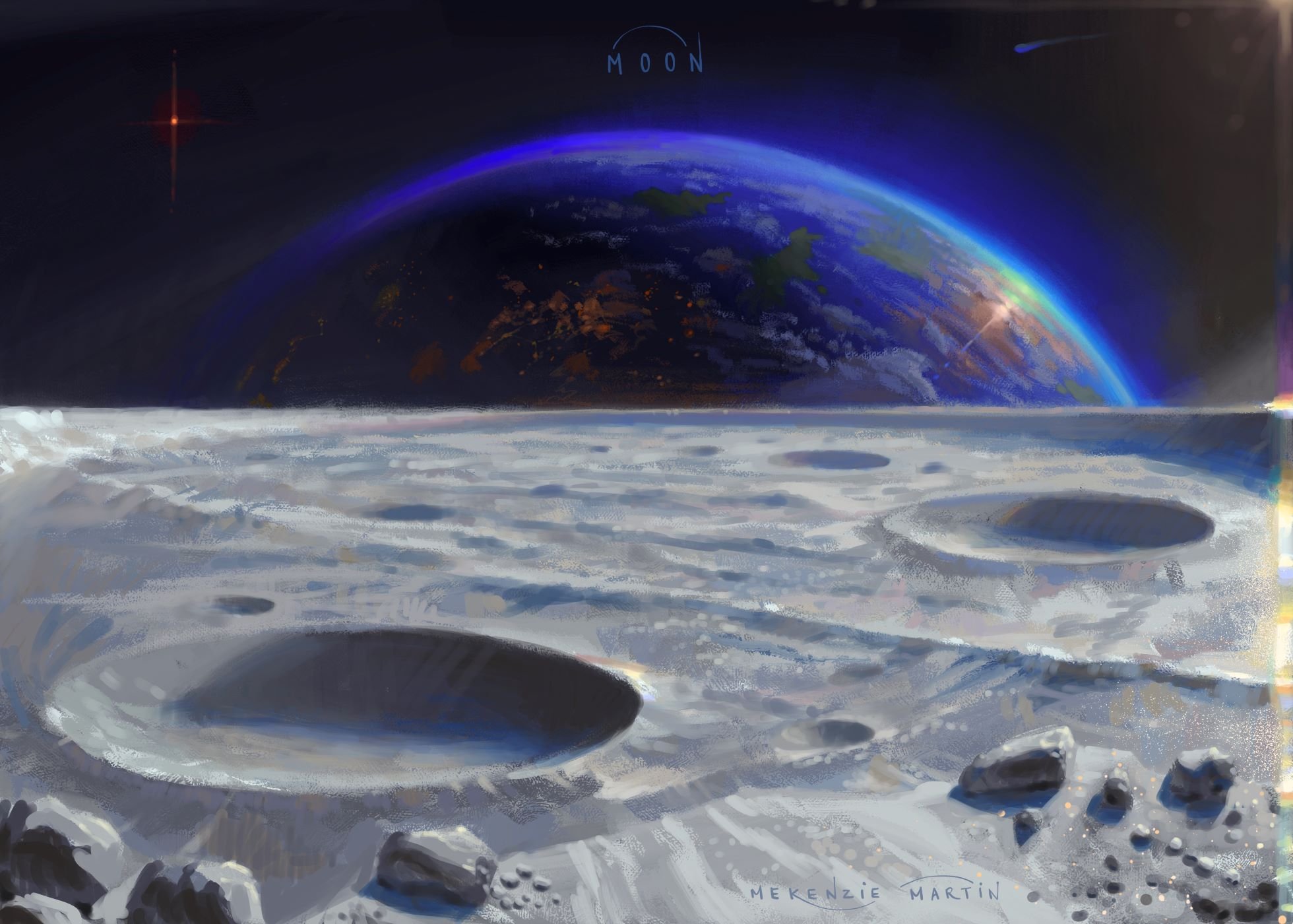 The Solar System Series — MeKenzie Martin's Oil Painting & Digital Art ...