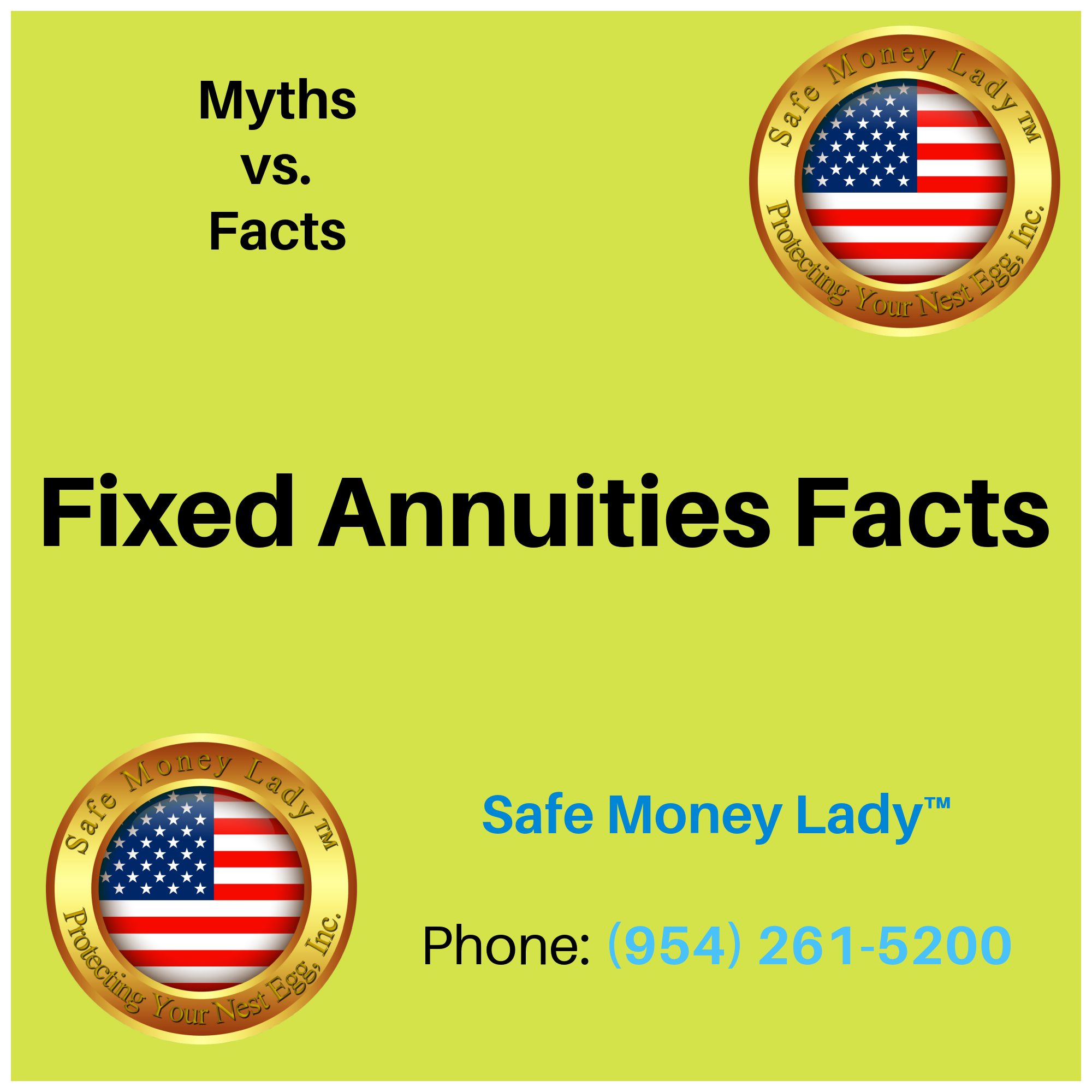 Fixed Annuities Facts - Safe Money Lady™ — Safe Money Lady