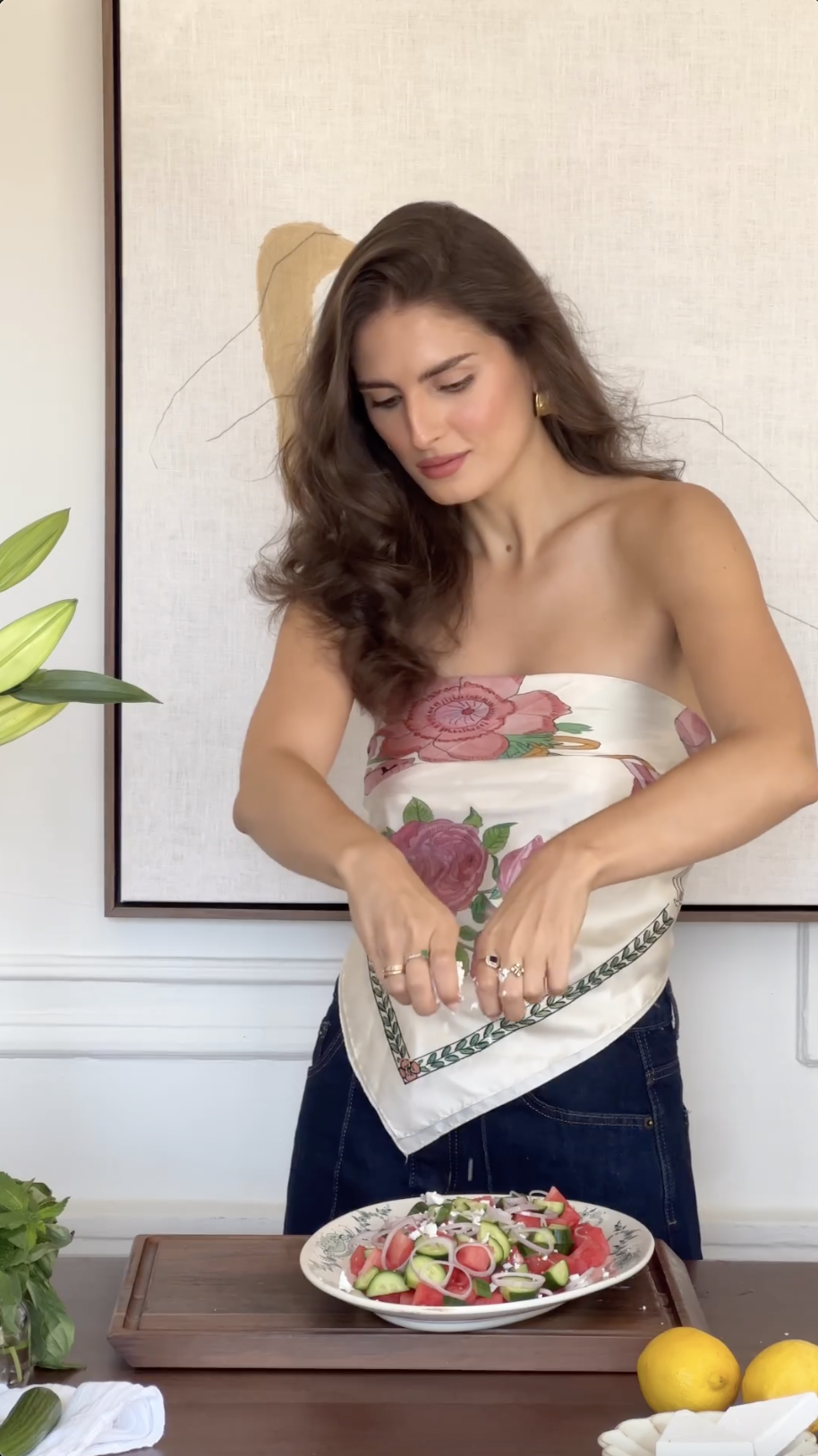 Watermelon Cucumber Salad — Chloé Crane-Leroux