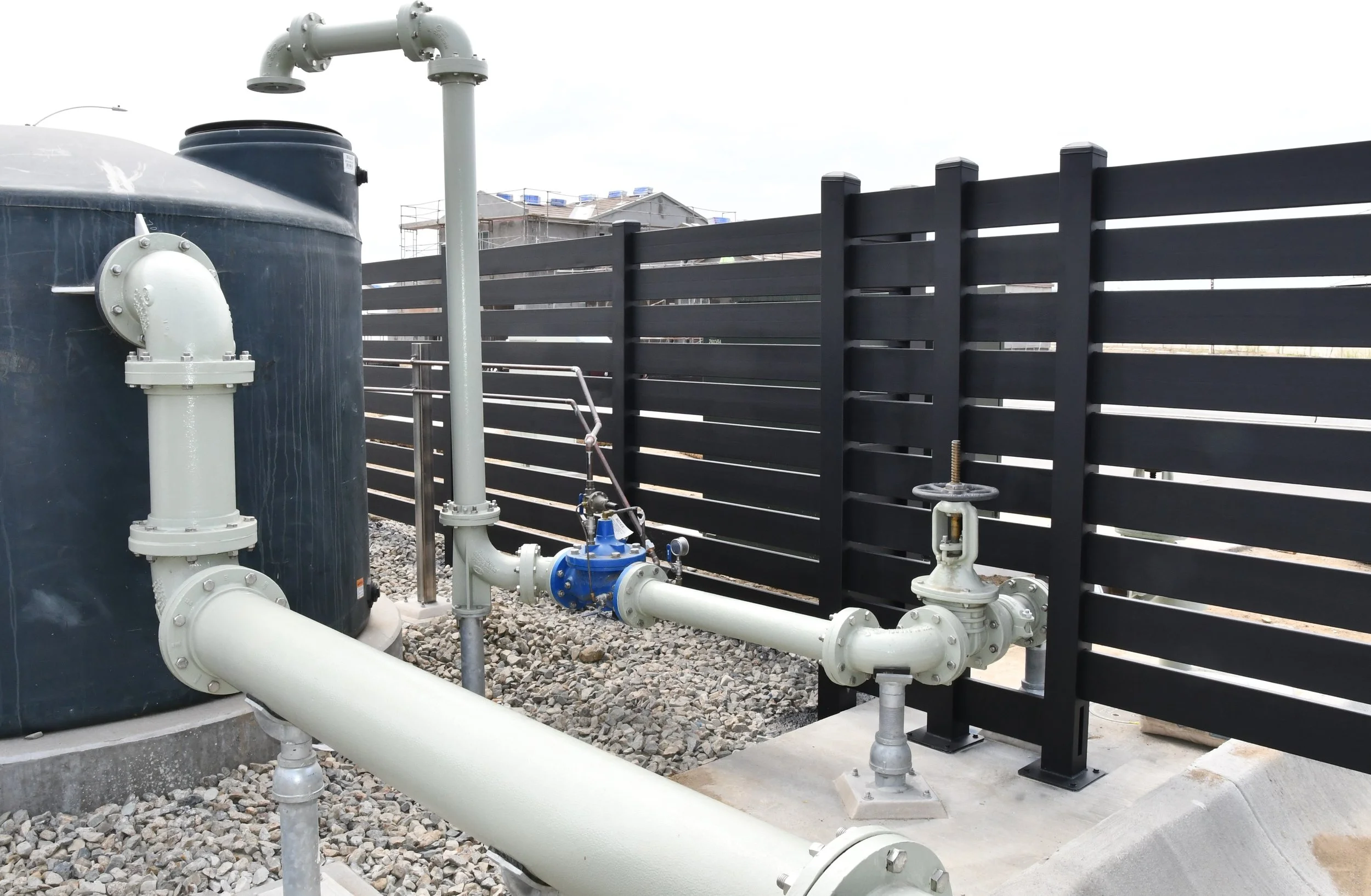Tri Pointe-Citro Pump Station — MWF Solutions Fire Proof Fence Metal ...