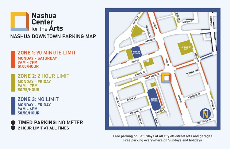 Directions & Parking — Nashua Center for the Arts