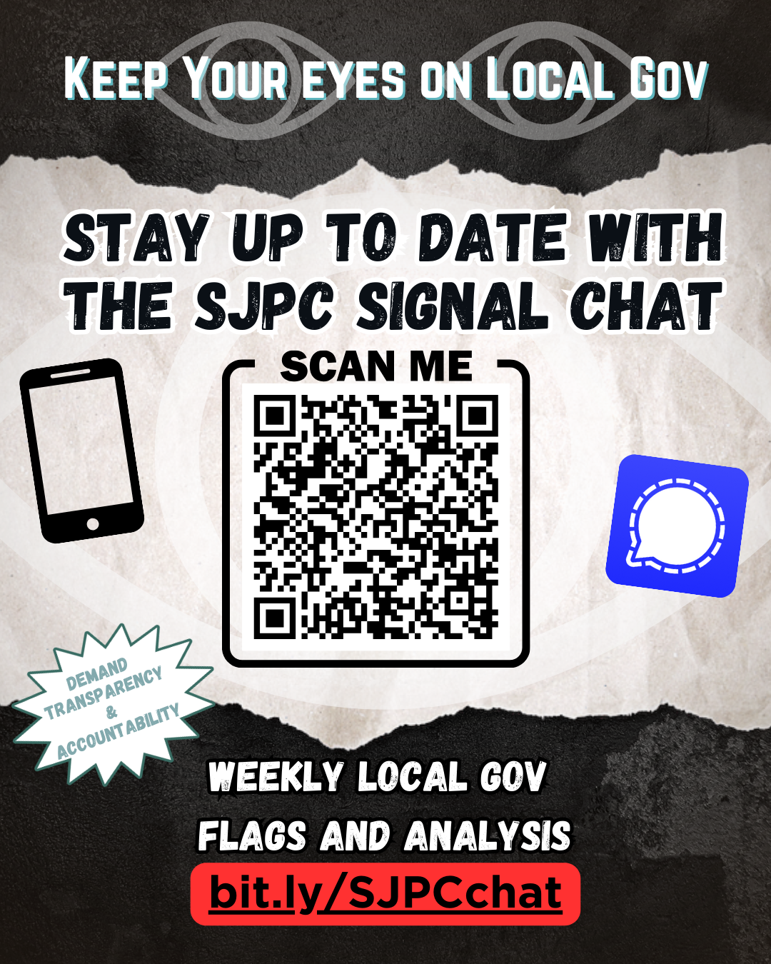 Join the SJPC Signal Chat — Sacramento Social Justice Politicorps