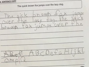 Dysgraphia Characteristics, Diagnosis, and Examples of Writing — Clever ...