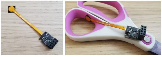 Flexible Thin Force Sensor Mounting Technique — SingleTact