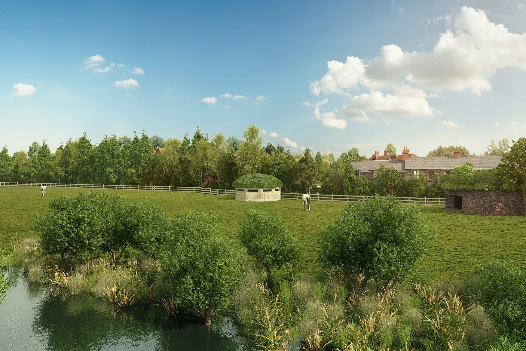 Development of 8 new houses and extension to village shop in Tilford ...